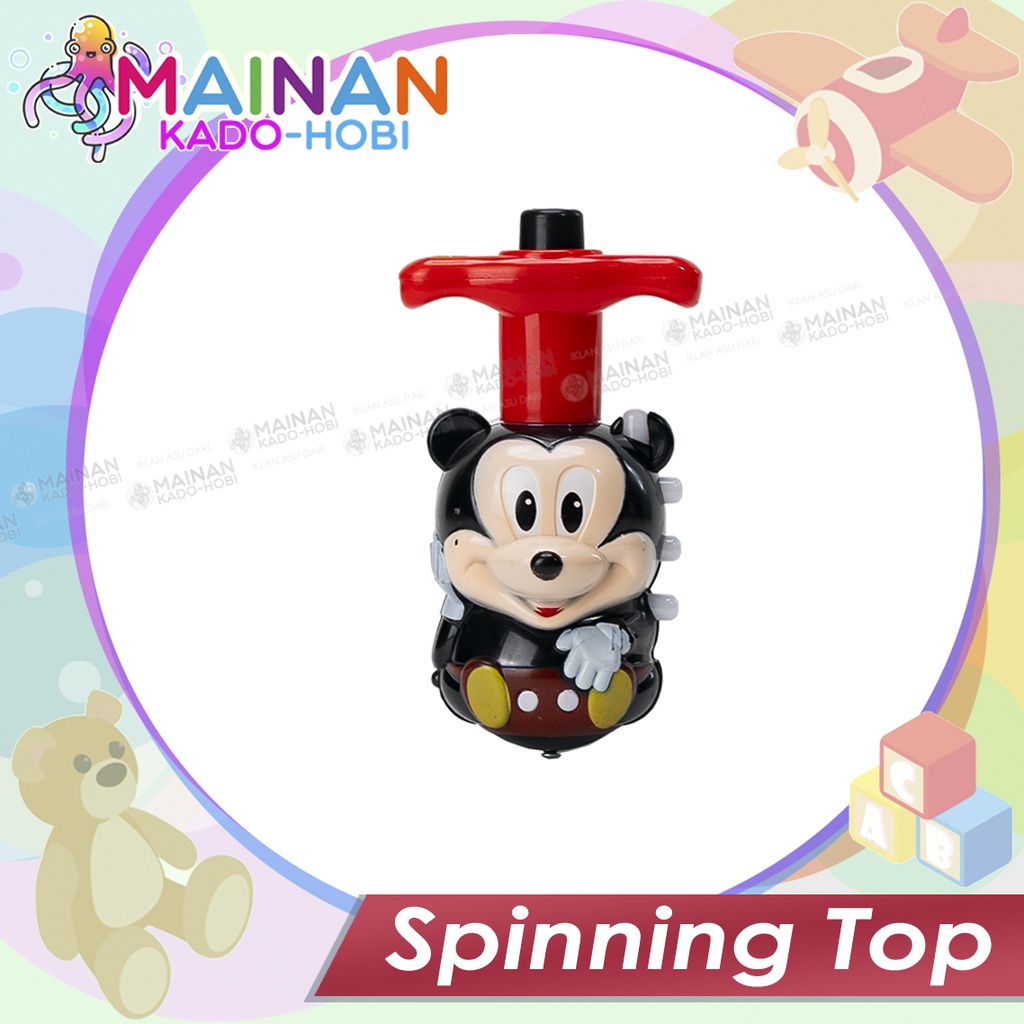 Jual HADIAH ULANG TAHUN MAINAN ANAK FLASHING TOP GASING PUTAR KARAKTER ...