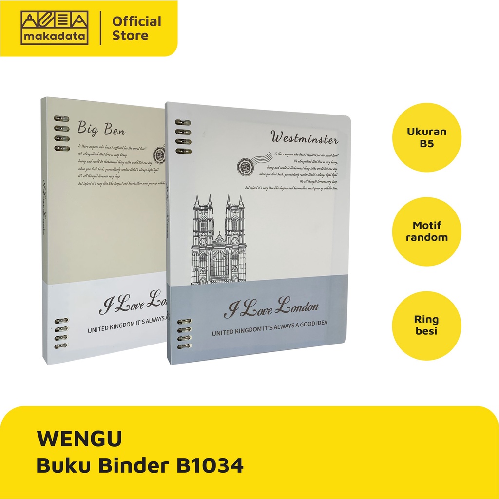 Jual BUKU BINDER NOTE B5 WENGU B1034 (1PCS) MURAH | Shopee Indonesia