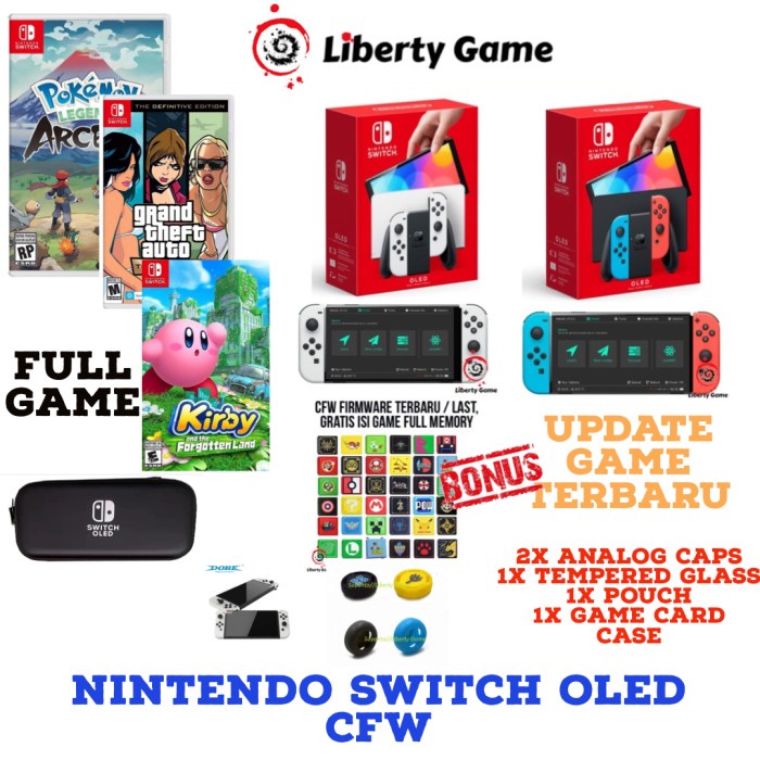 Jual Nintendo Switch OLED Cfw Full Game | Shopee Indonesia