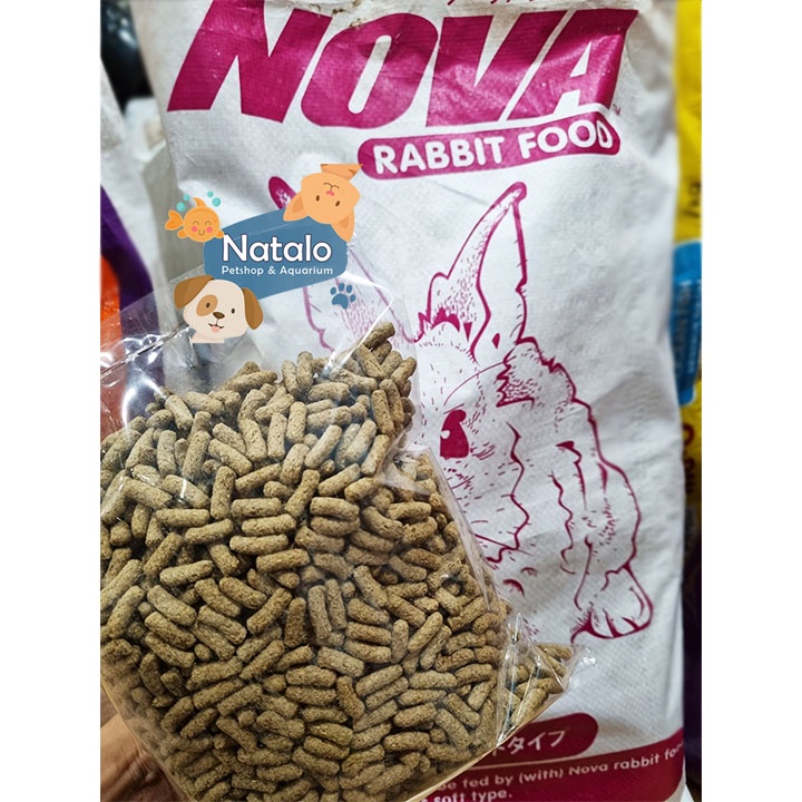 Jual Nova Rabbit 500GR Food Makanan Kelinci Pakan Alfalfa Grass Pelet ...