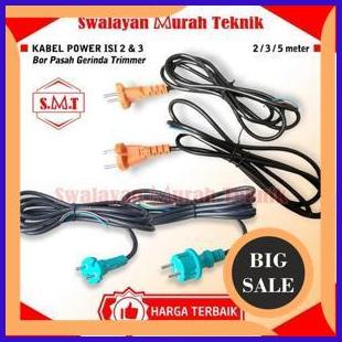 Jual perkakas Kabel Power isi 2 & 3 panjang 2-3-5Meter Bor Pasah ...