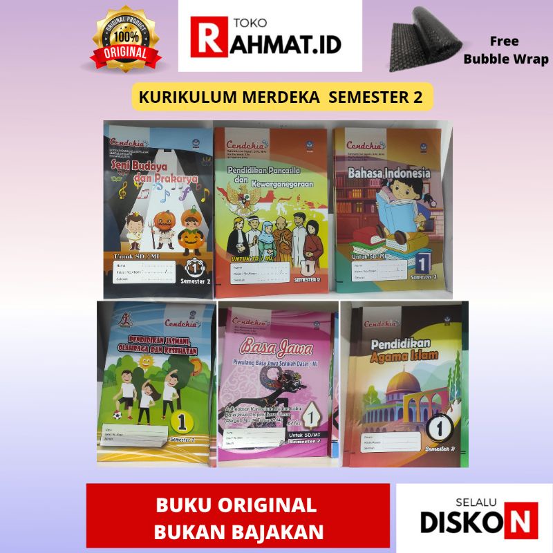 Jual LKS CENDEKIA KELAS 1 BAHASA INDONESIA PENDIDIKAN AGAMA SENI BUDAYA DAN PRAKARYA PIWULANG ...