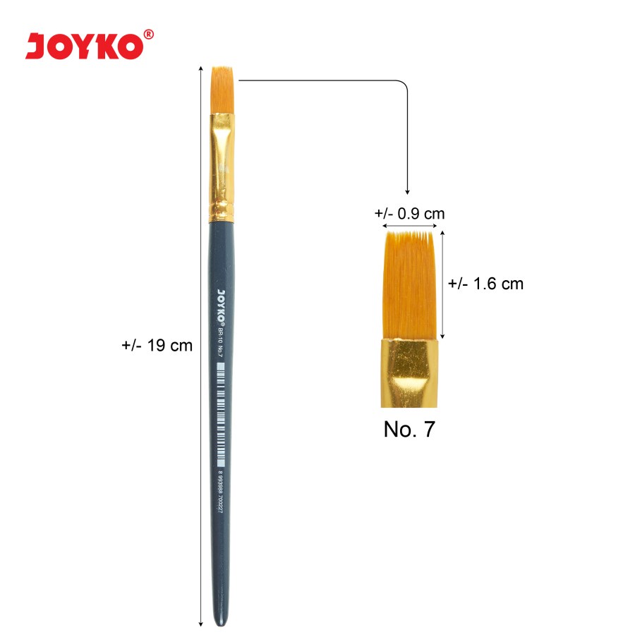 Jual Brush / Kuas Cat Air / Cat Minyak / Lukis / Acrylic Joyko BR-10 ...
