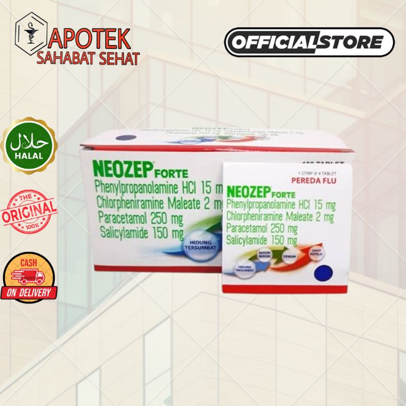 Jual NEOZEP FORTE ISI 4 TABLET | MENGATASI FLU DAN BERSIN-BERSIN ...