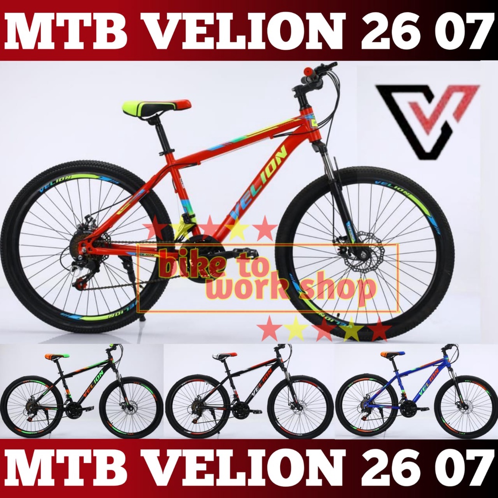 Jual SEPEDA GUNUNG MTB TREX CASSINI VELION 26 T300 21 SPEED | Shopee ...