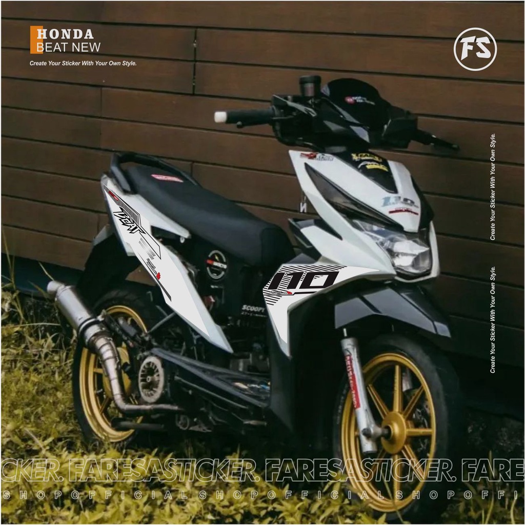 Jual STRIPING BEAT ESP DASAR PUTIH | BEAT ESP 2016, 17, 18, 2019 NEW ...