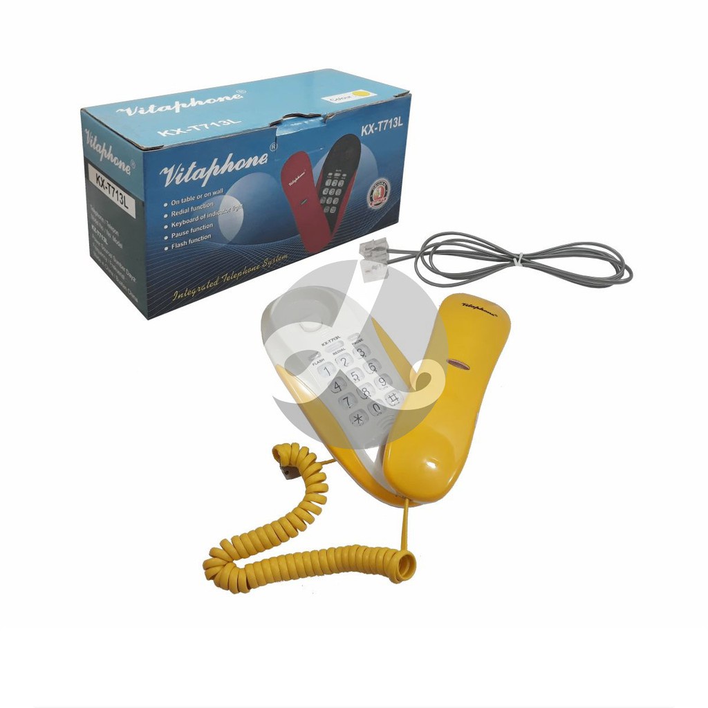 Jual Telp Rumah Telepon Kantor Telephone Hotel Telpon Vitaphone KX-T713 ...