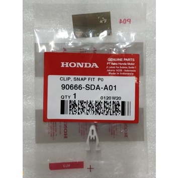 Jual CLIP SNAP FIT (P0) KLIP KAPER COVER PUTIH .90666SDAA01 90666-SDA ...