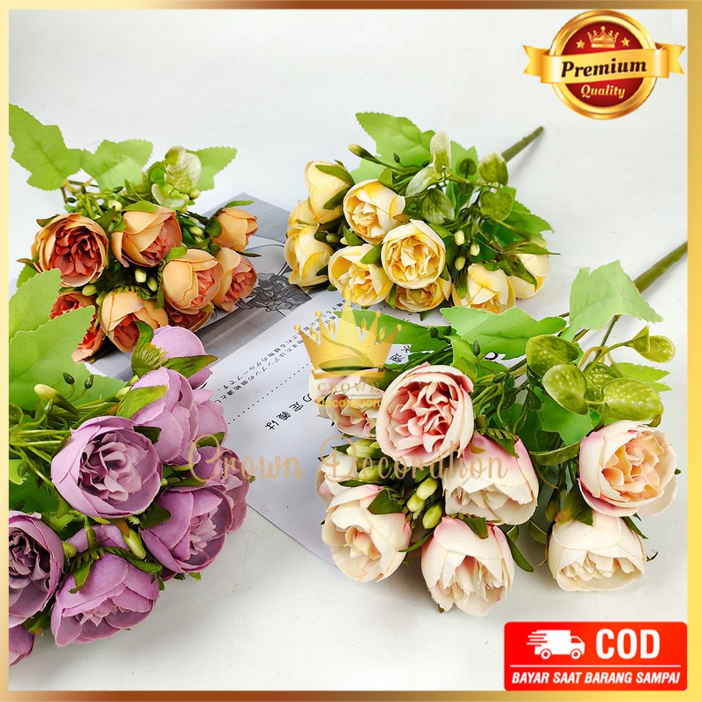 Jual Bunga Camelia Putik Cabang 5 - bunga Imitasi kain artificial untuk ...