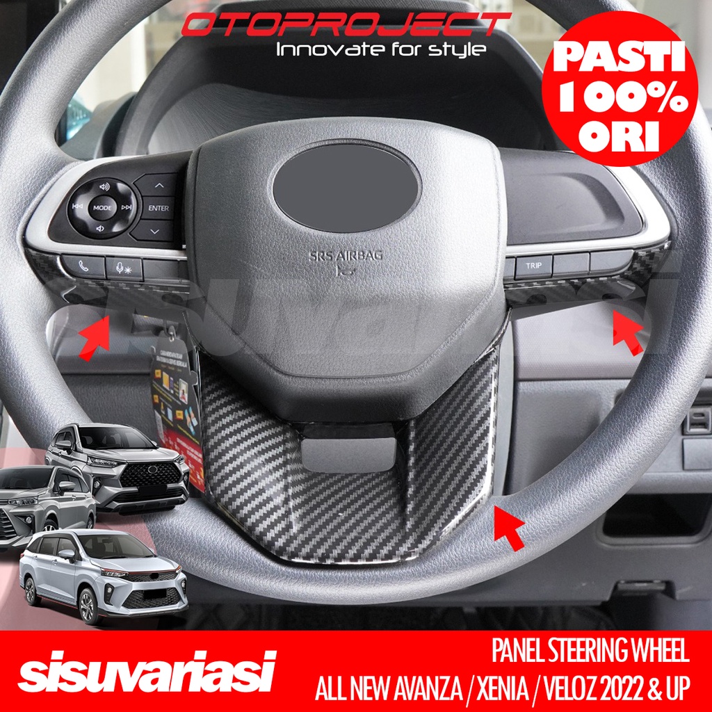Jual Avanza Veloz Xenia 2022 2023 2024 Cover Panel Steering Wheel Steer ...