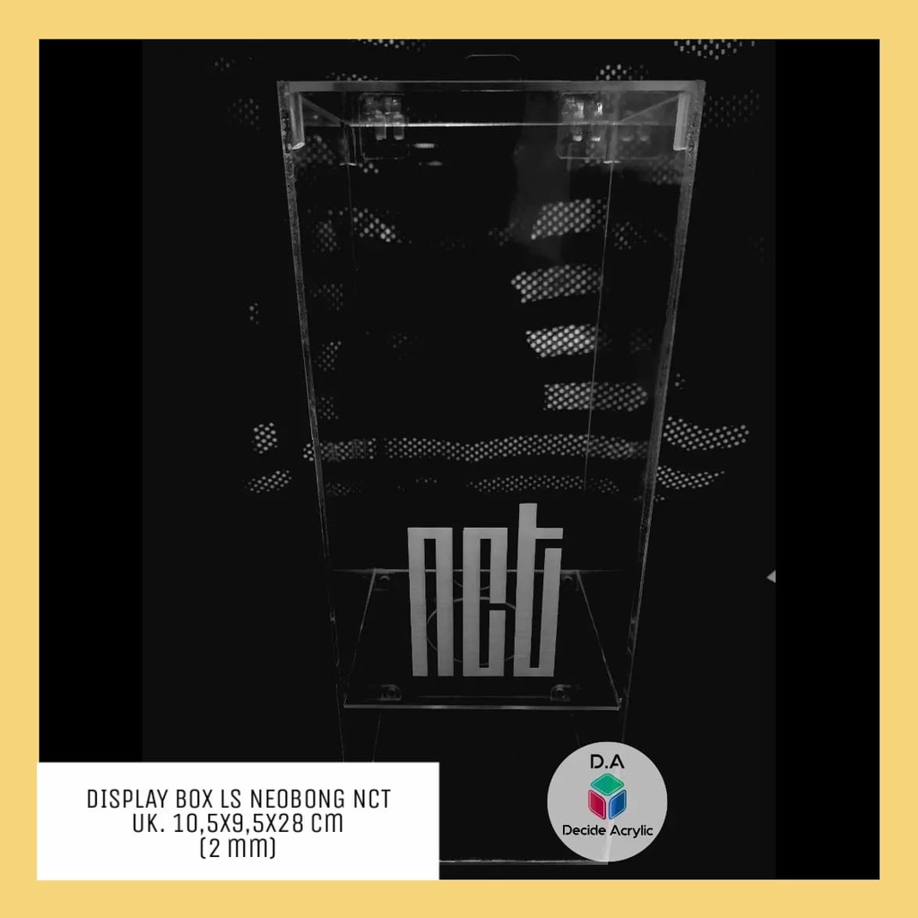 Jual Decide Acrylic Akrilik Kotak Box Display Lightstick Neobong ...