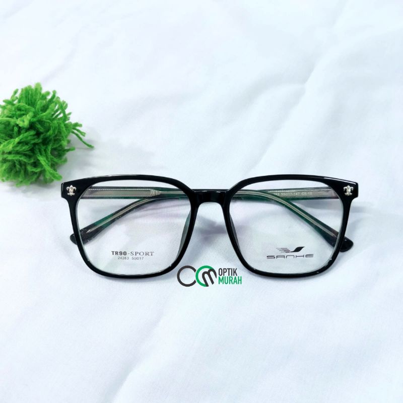 Jual Frame kacamata plastik premium kokoh tebal kotak besar S24283 ...