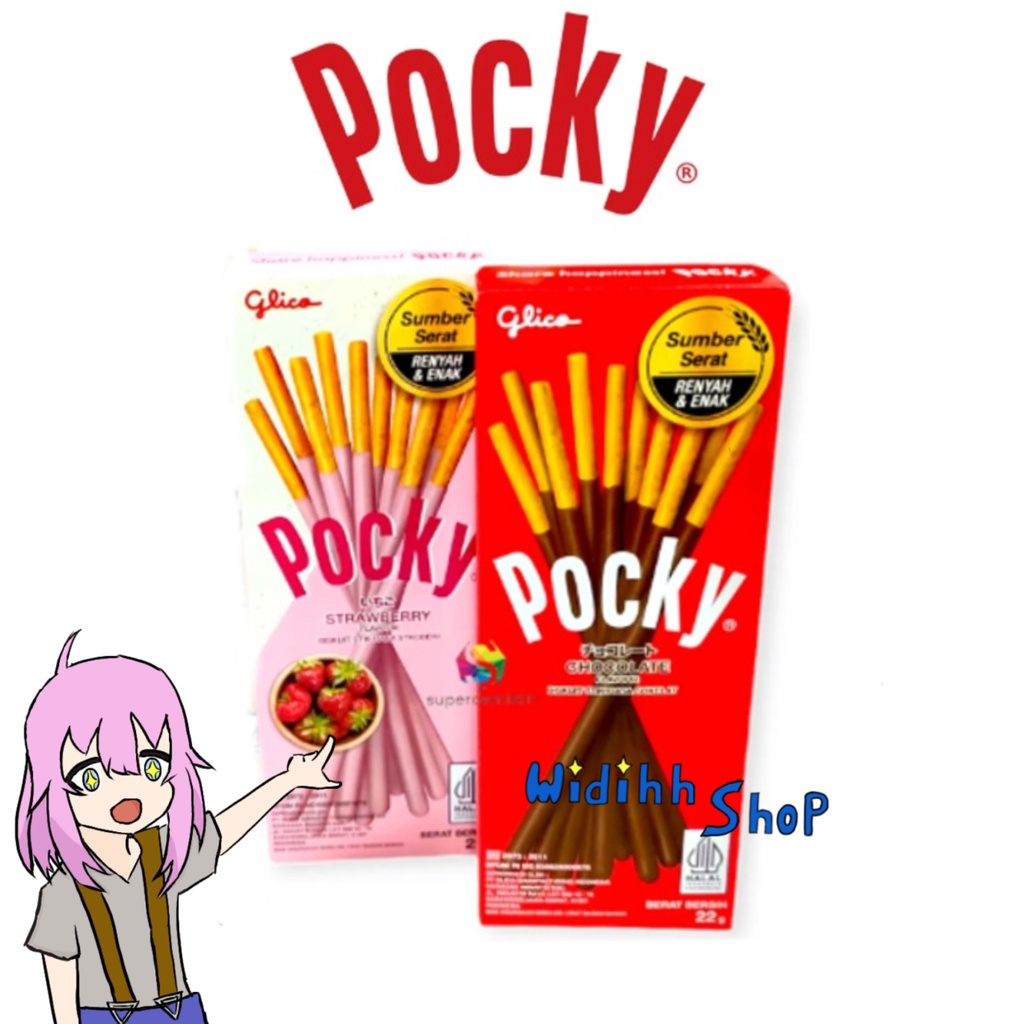 Jual Glico POCKY Mini 22gr Snack / Cemilan Pocky HALAL Cookies & Cream ...