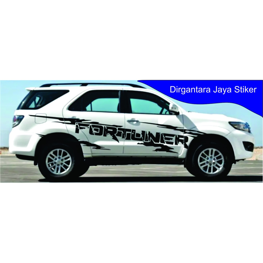 Jual STIKER MOBIL FORTUNER STICKER TOYOTA FORTUNER STIKER KEREN ...