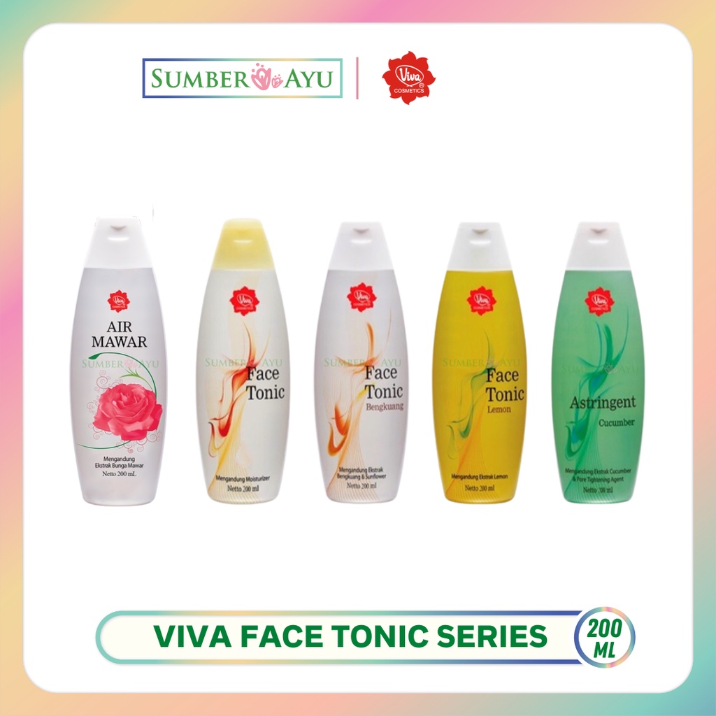 Jual Viva Face Tonic 200ml Series | Shopee Indonesia