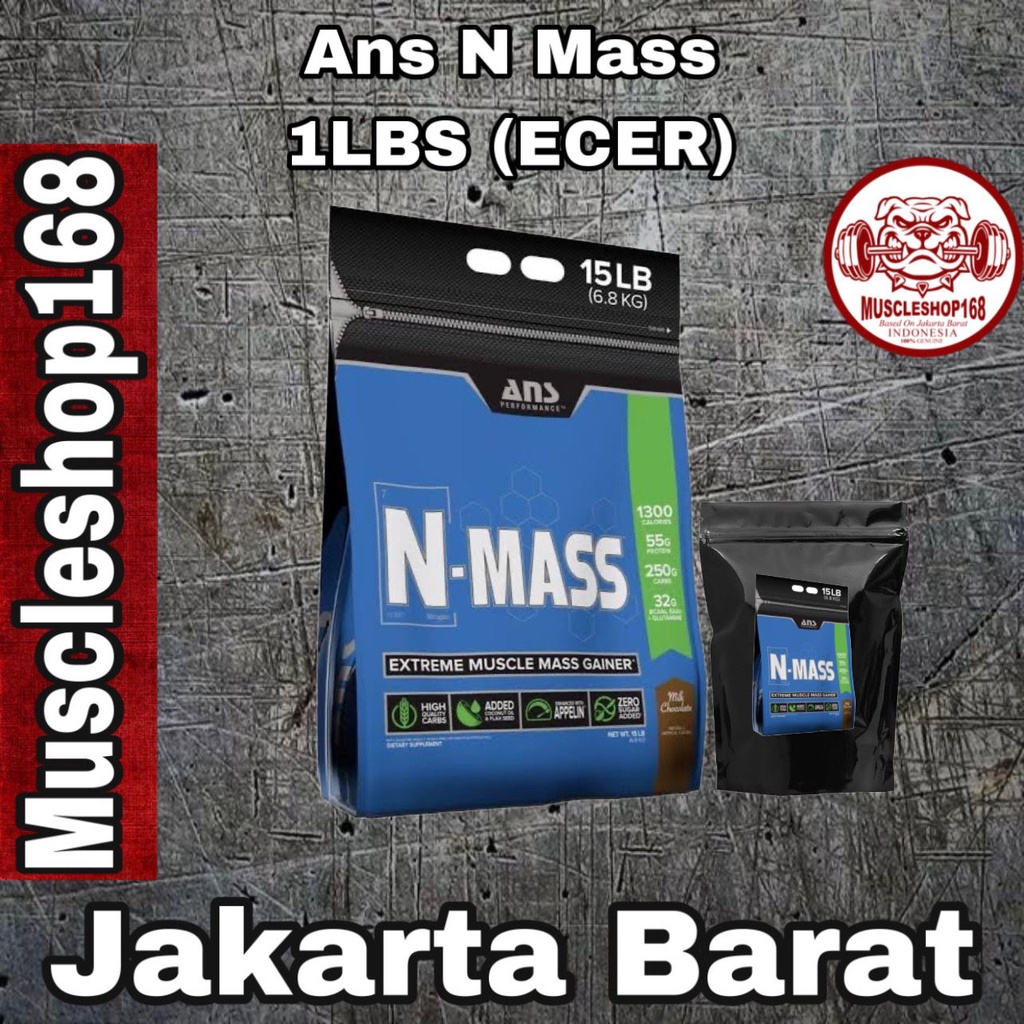 Jual Ans N Mass Gainer 1 Lbs Repack Weight Nmass Penambah Berat Badan ...