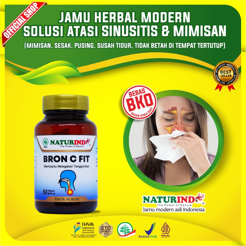 Jual Obat Sinusitis Polip Mimisan Hidung Tanpa Operasi Obat Polip ...