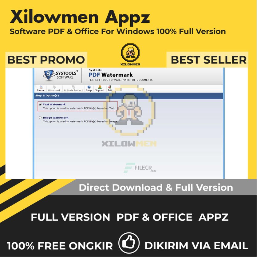 Jual [Full Version] SysTools PDF Watermark Pro PDF Lifetime Win OS ...