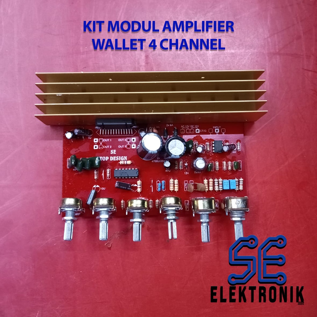 Jual Kit Modul Amplifier Walet 4 Channel | Shopee Indonesia