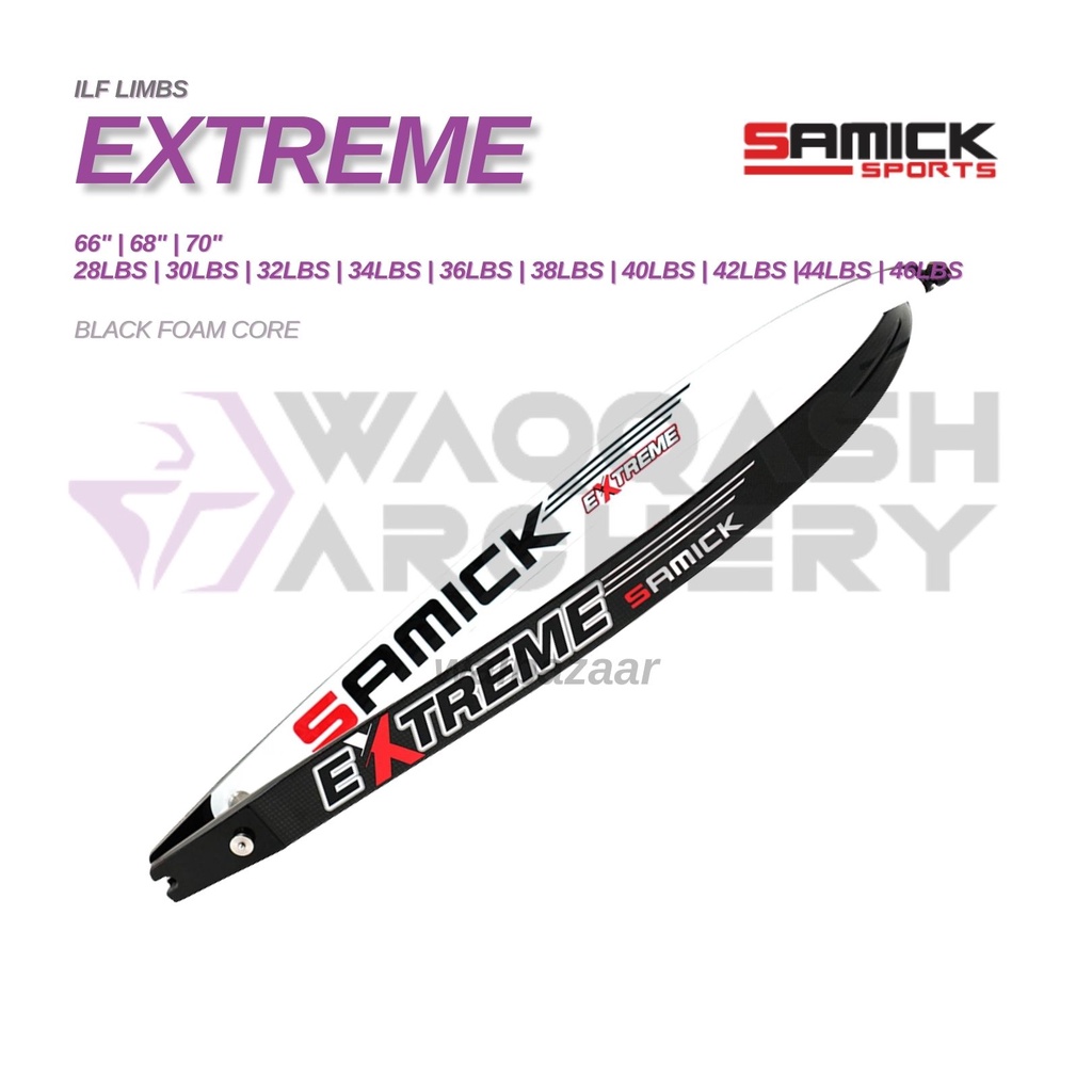 Jual SAMICK EXTREME ILF LIMBS Recurve Bow Original | Shopee Indonesia