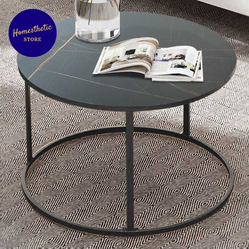 Jual Meja Teras Samping Sofa Sudut Ruang Tamu Rumah Marble Outdoor ...