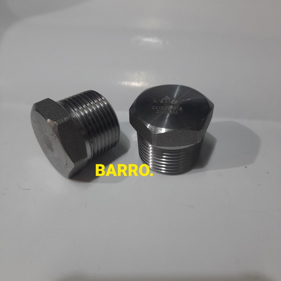 Jual Hex Plug Besi 3/4" Class 3000 Drat | Shopee Indonesia