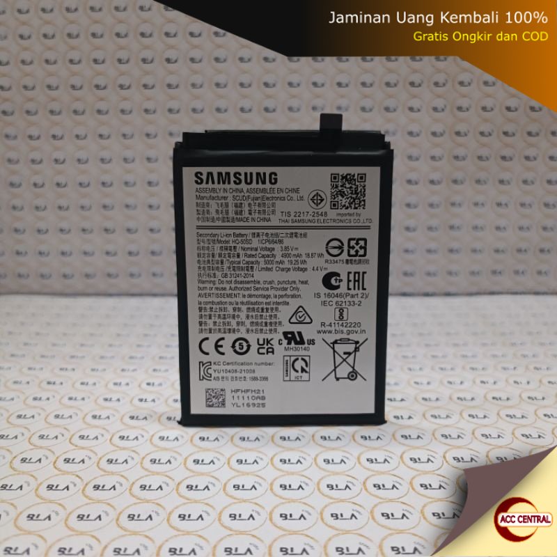 Jual Original Baterai Samsung Galaxy A03 SM-A035F / A22 5G SM-A226B - Batre Batrai Battery ...