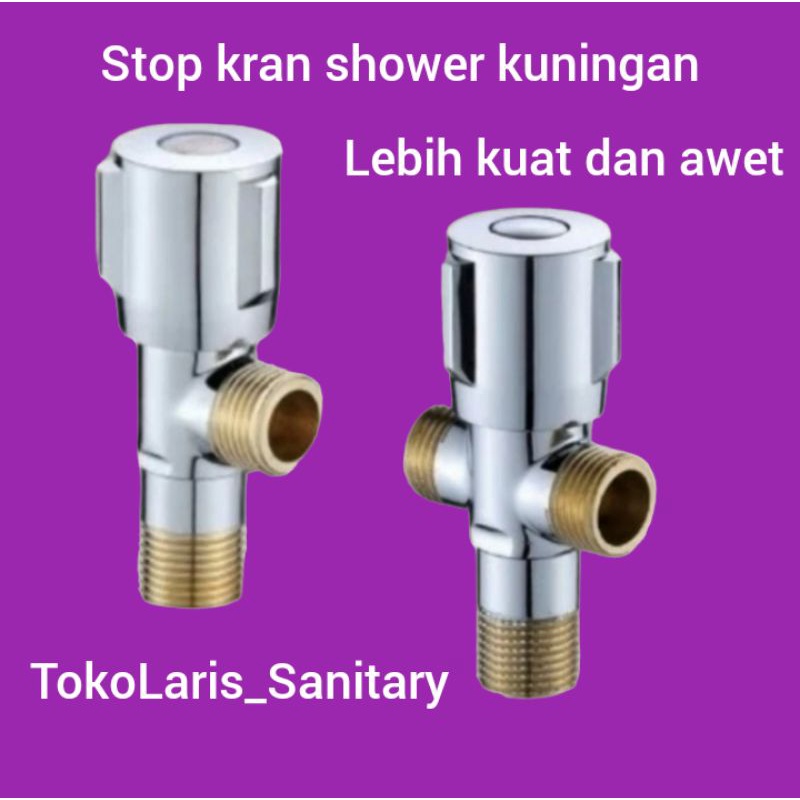 Jual STOP KRAN SHOWER KUNINGAN/KRAN SHOWER CLOSET/KRAN SHOWER MANDI ...