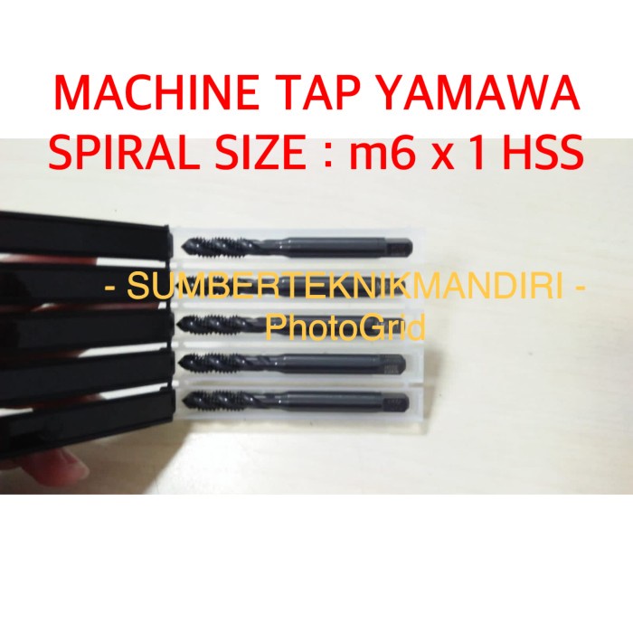 Jual TAP MACHINE YAMAWA SPIRAL M6 X 1 / TAP MESIN YAMAWA SPIRAL M6 X 1 #ORIGINAL | Shopee Indonesia