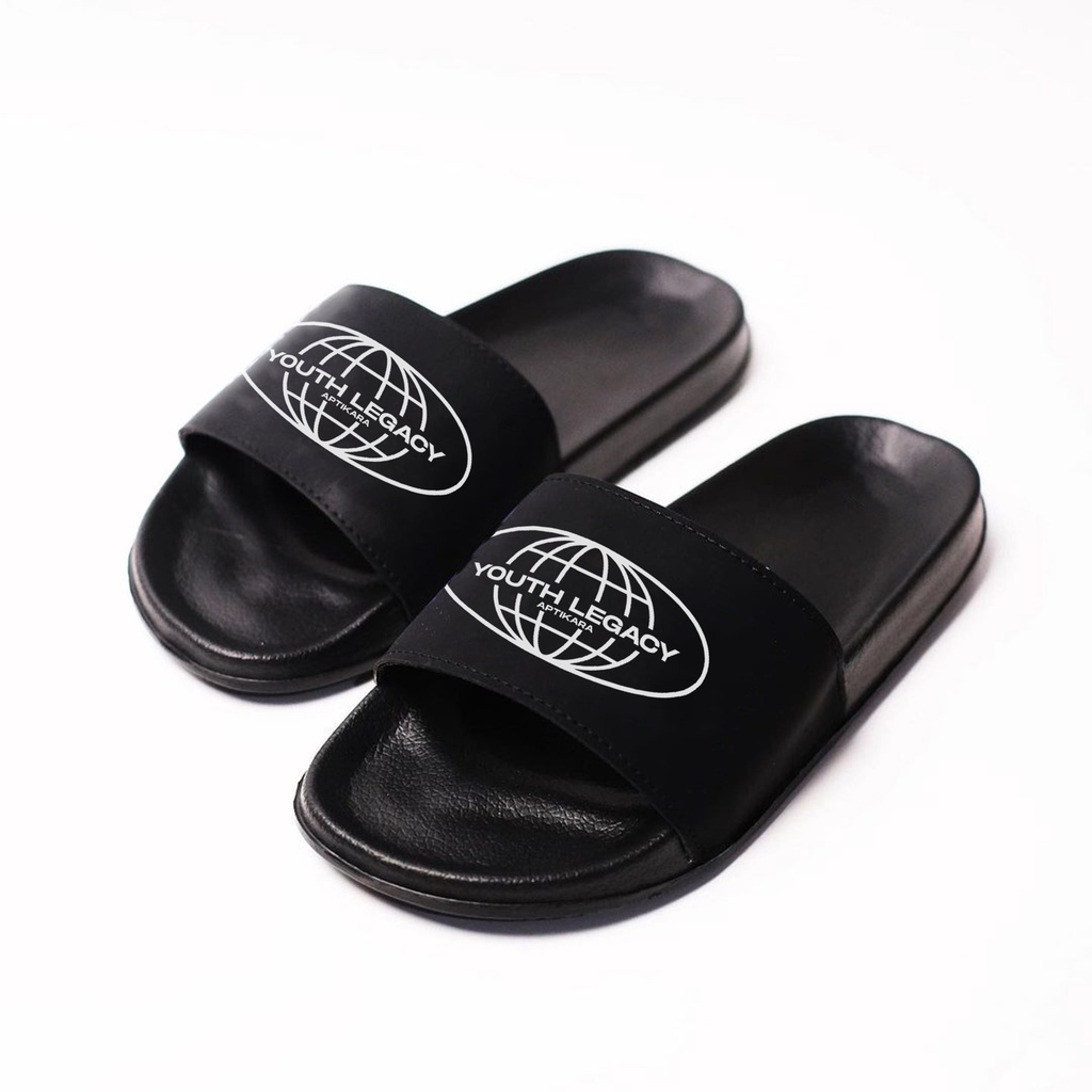Jual Sendal Slide On Sandal Slides Slop Slip Karet Casual Original Pria ...