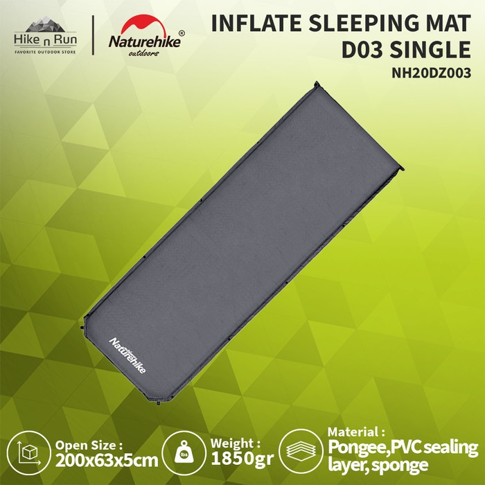 Jual Matras Tidur Naturehike NH20DZ003 Self Inflatable Sleeping Mat ...