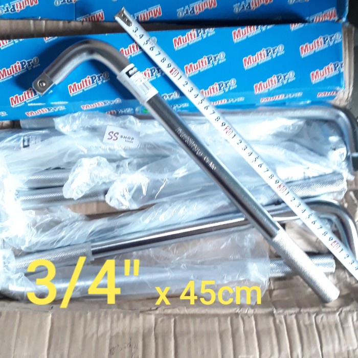 Jual Shock Stang Kunci Sock L Jumbo 3/4" Gagang Mata Sok Panjang 18" 45Cm | Shopee Indonesia