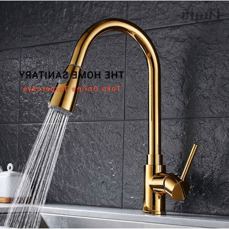 Jual Kran Tarik GOLD Kran Kitchen sink Emas Kran Tarik Panas Dingin ...
