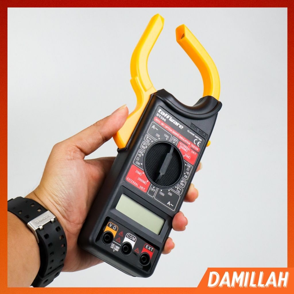 Jual Digital Clamp Meter DT266 Tang Ampere Multimeter Kabel Tester Ukur ...