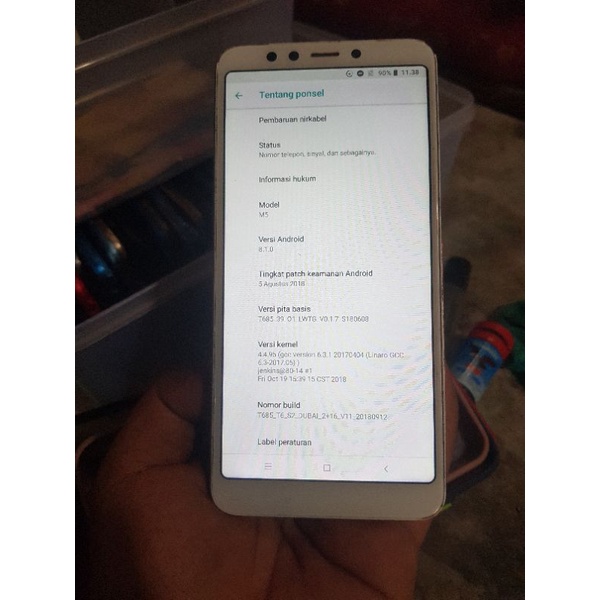 Jual lcd hotwav m5 (copotan dan normal)inget yg saya jual lcd satu set ...