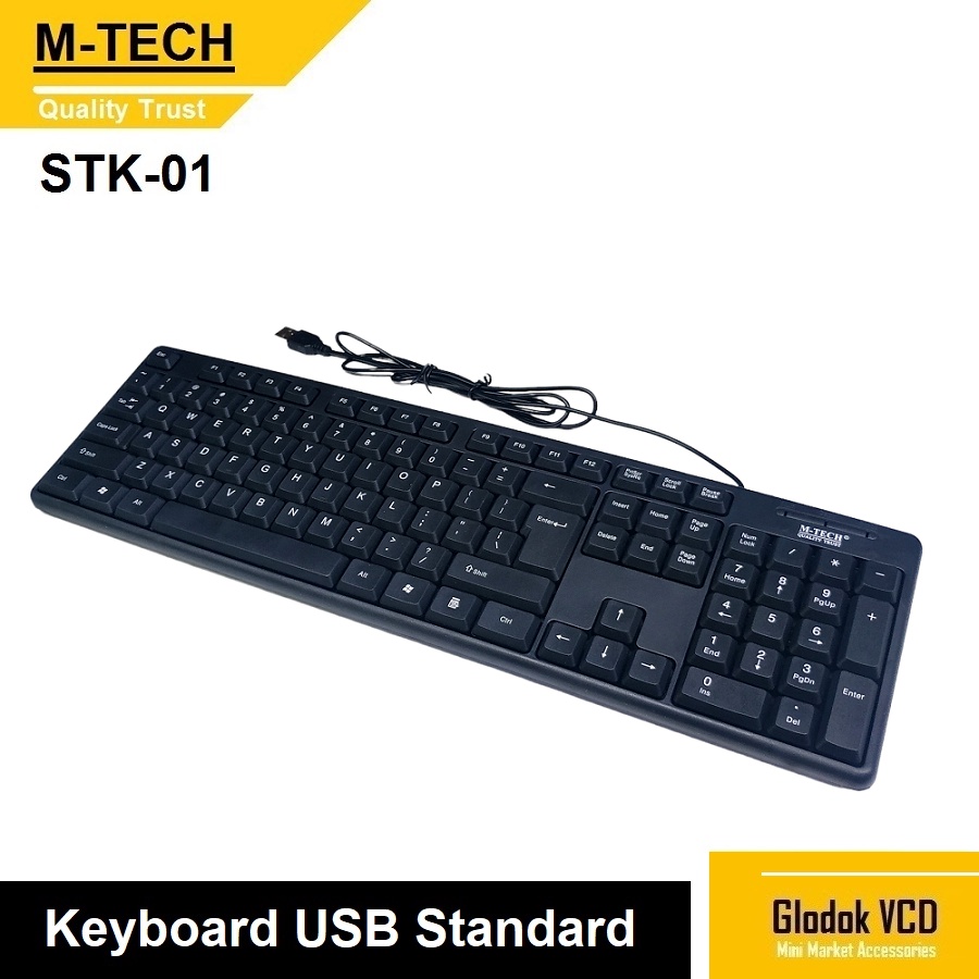 Jual M-Tech Keyboard USB Standard STK-01 | Shopee Indonesia