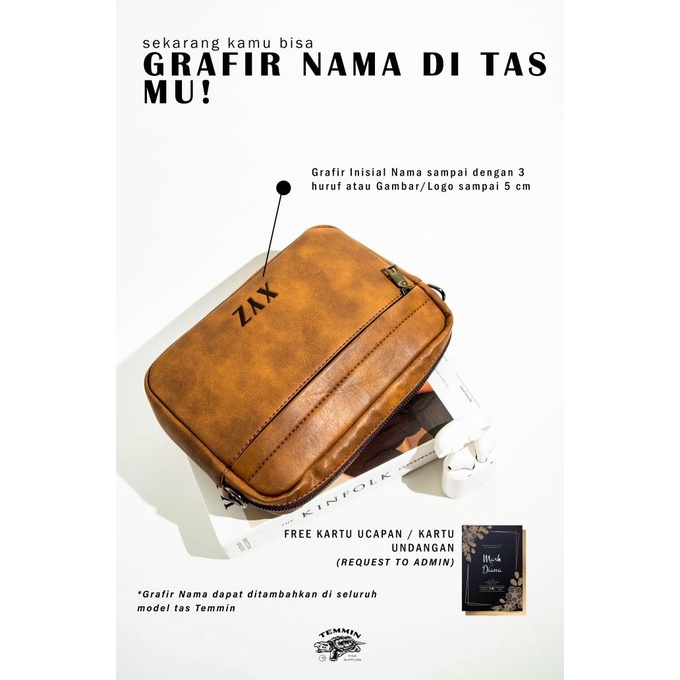 Jual Tas Pouch Kulit Pria BARON Leather Pouch 2 in 1 (Sling Bag & Hand ...
