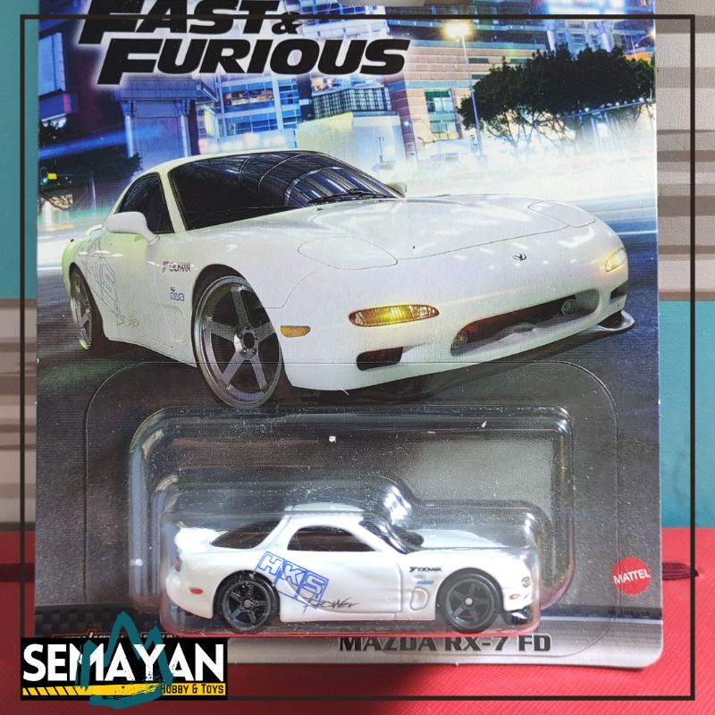 Jual Hot Wheels Premium Mazda RX7 FD Fast n Furious | Shopee Indonesia