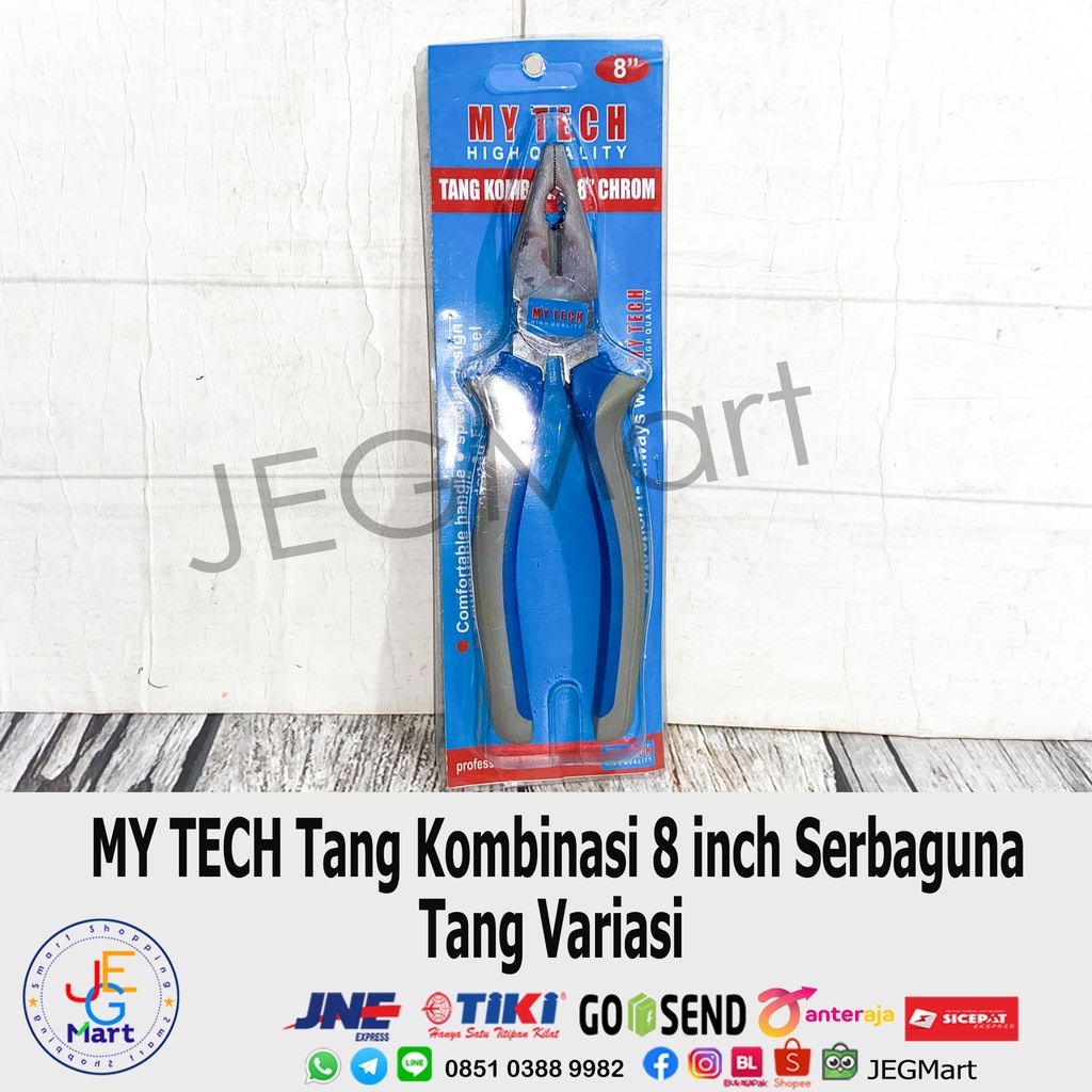 Jual MY TECH Tang Kombinasi 8 inch Serbaguna / Tang Variasi / Tang ...