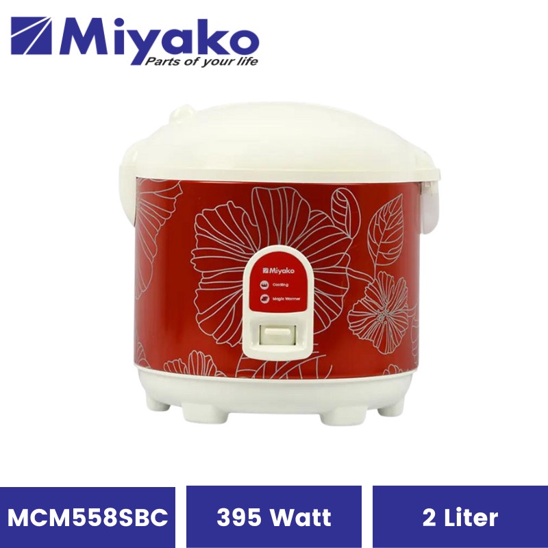 Jual Magic Com 2 Liter Penanak Nasi Rice Cooker - Miyako MCM 558 SBC ...