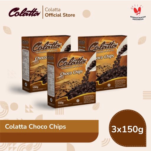 Jual Bundling Colatta Choco Chips 150g - Isi 3 | Shopee Indonesia