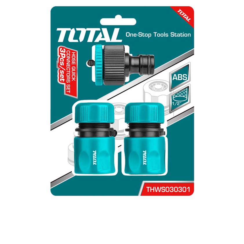 Jual TOTAL / Pro-Quip SAMBUNGAN SELANG TAMAN / HOSE QUICK CONNECTOR 1/2 ...