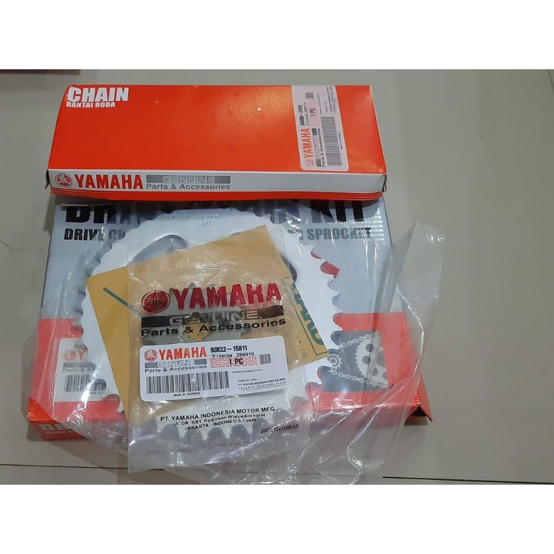 Jual Gear set+Rantai roda kit yamaha vega ZR jupiter Z Robot Kode part ...