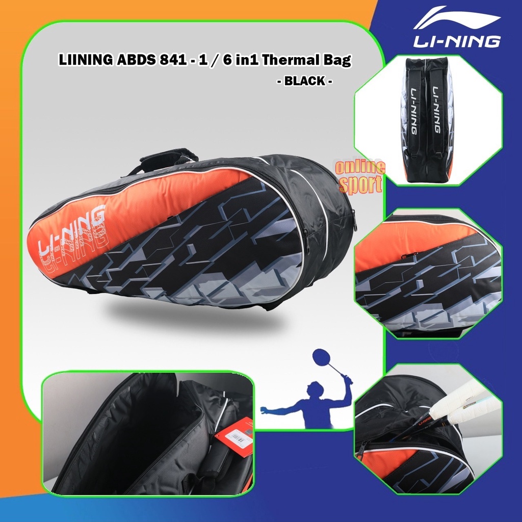 Jual LI-NING LINING ABDS 841 Tas Bulutangkis Badminton Bags - Original ...