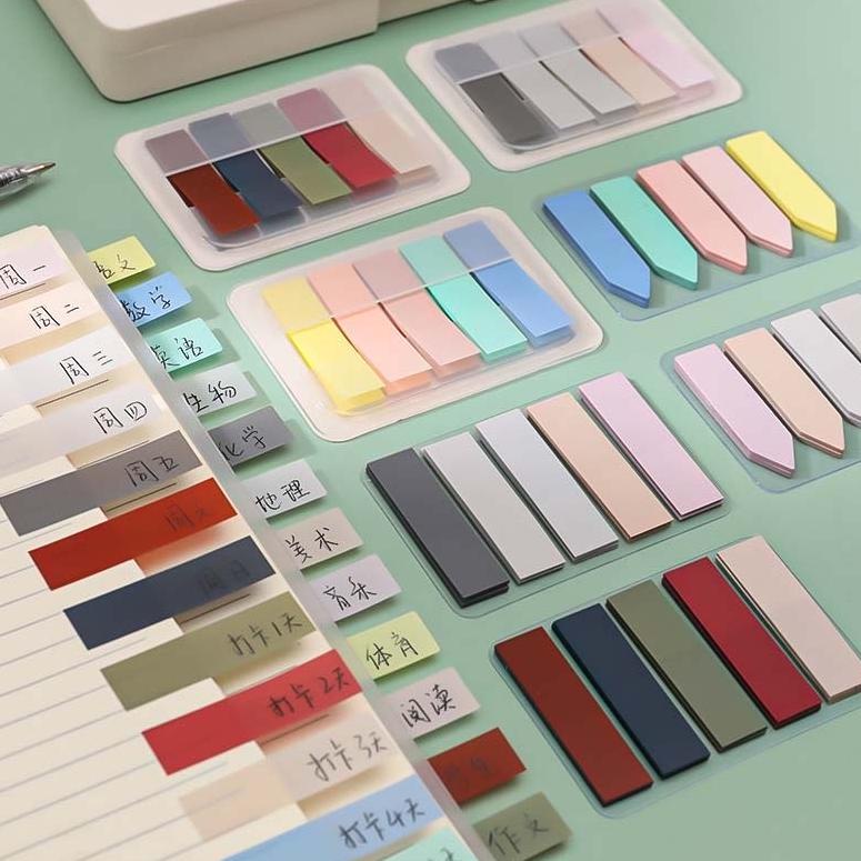 Jual A96 Post-it Set / Memo Notes / Index Mark / Sticky Notes penanda ...