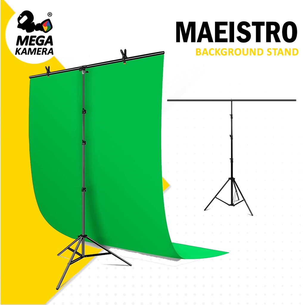 Jual Stand Background Backdrop Photography T-Shape + Kain background ...
