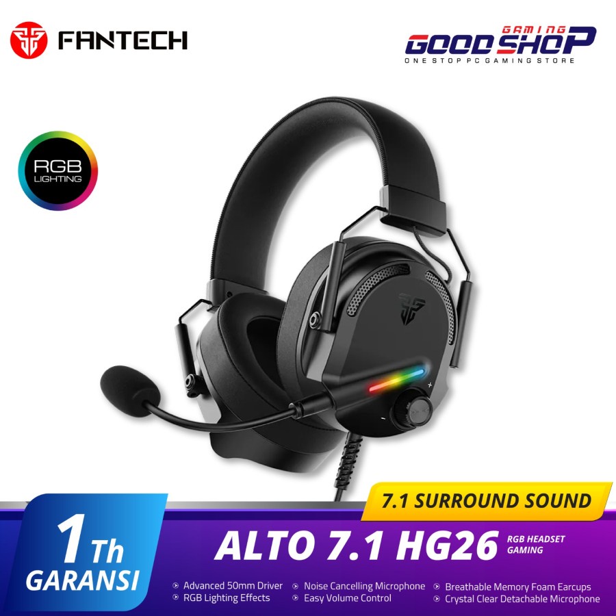 Jual Fantech ALTO 7.1 HG26 RGB Headset Gaming | Shopee Indonesia