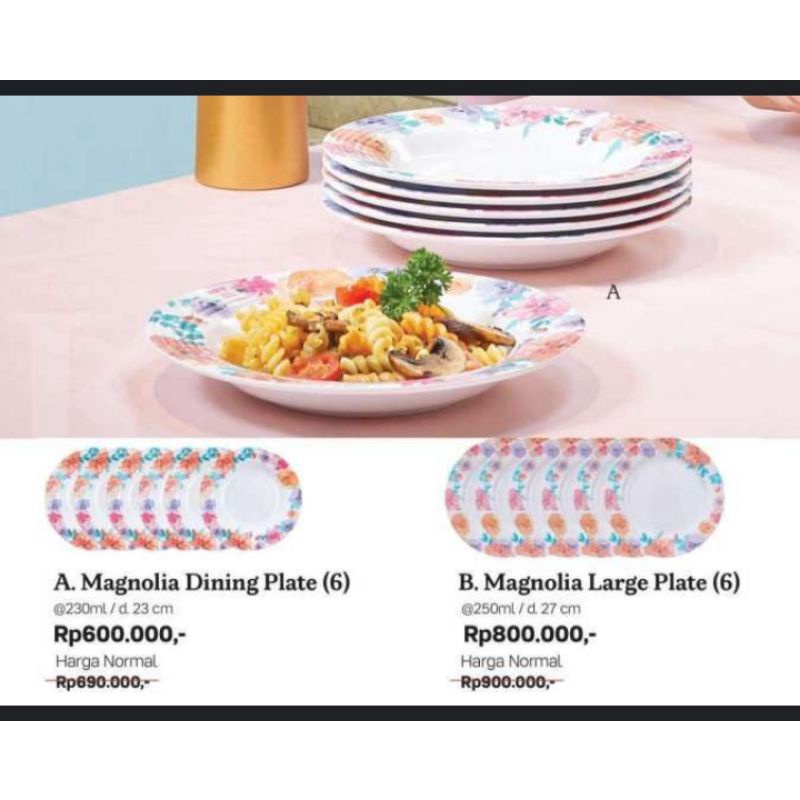 Jual Magnolia melamine collection tupperware tempat penyajian ...