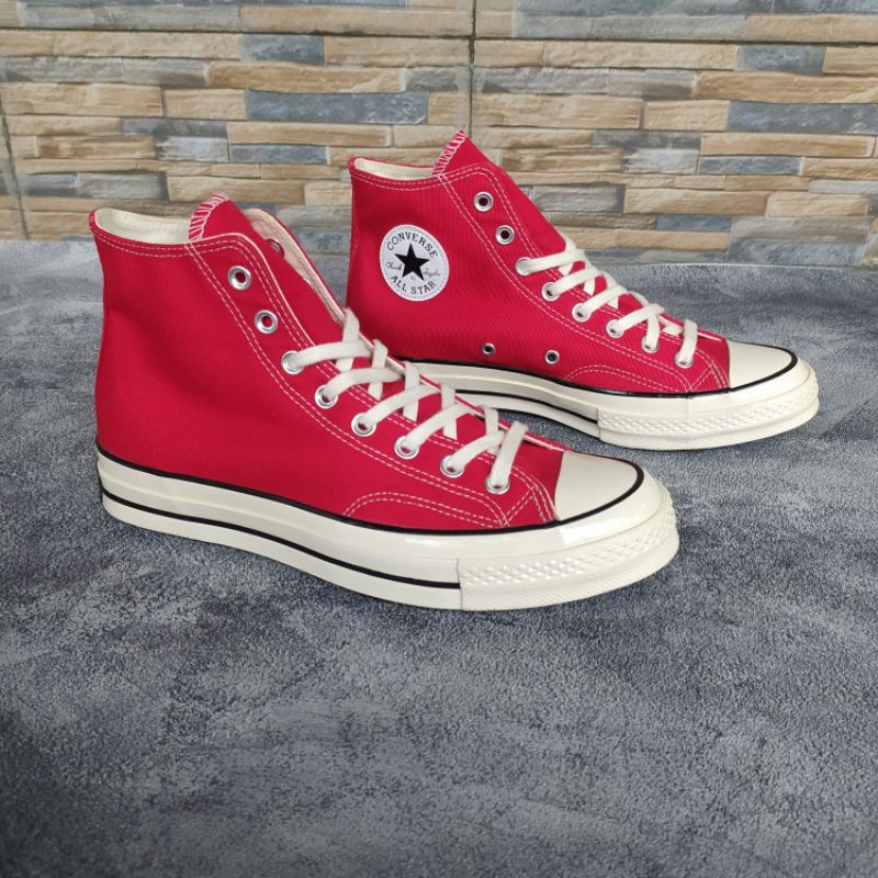 Jual Converse Chuck Taylor All Star 70s High Enamel Red Egret Original ...