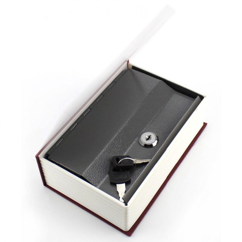 Jual Brankas Mini Buku Cash Box Tempat Penyimpanan Uang Emas Celengan ...